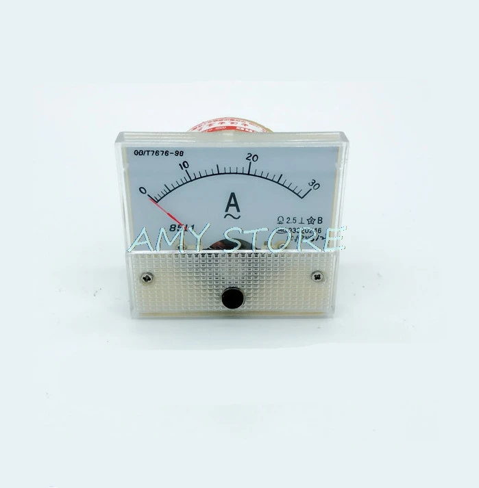 Analog Panel Ampmeter Amp Meter Amperemeter Gauge 85l1 Class 2.5 Ac 0 ...