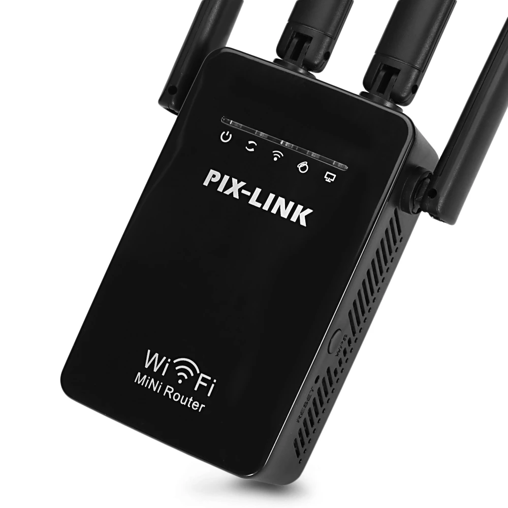 נתב אלחוטי - PIXLINK Mini WiFi Repeater / Router / Access Point Wi-Fi ...