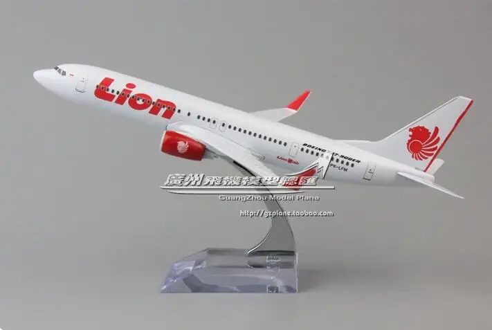 19cm-Collectible-Airplane-Model-Indonesia-Airways-Lion-Airline-Aircraft ...