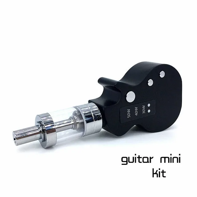 Best Offers 50W Guitar Shape Mini Electronic Cigarette High Power Black ...