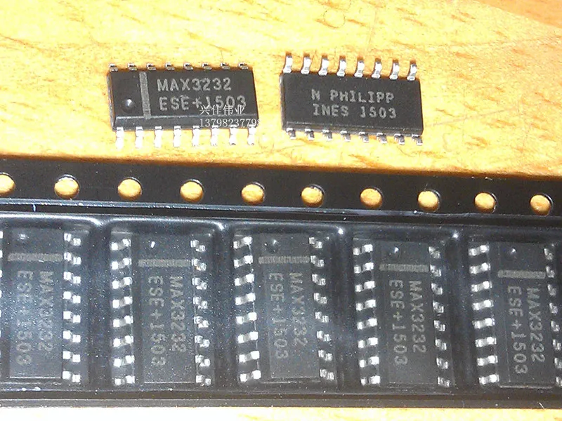Importado de MAX3232 MAX3232ESE SOP16 grado industrial de baja potencia del transmisor y ...