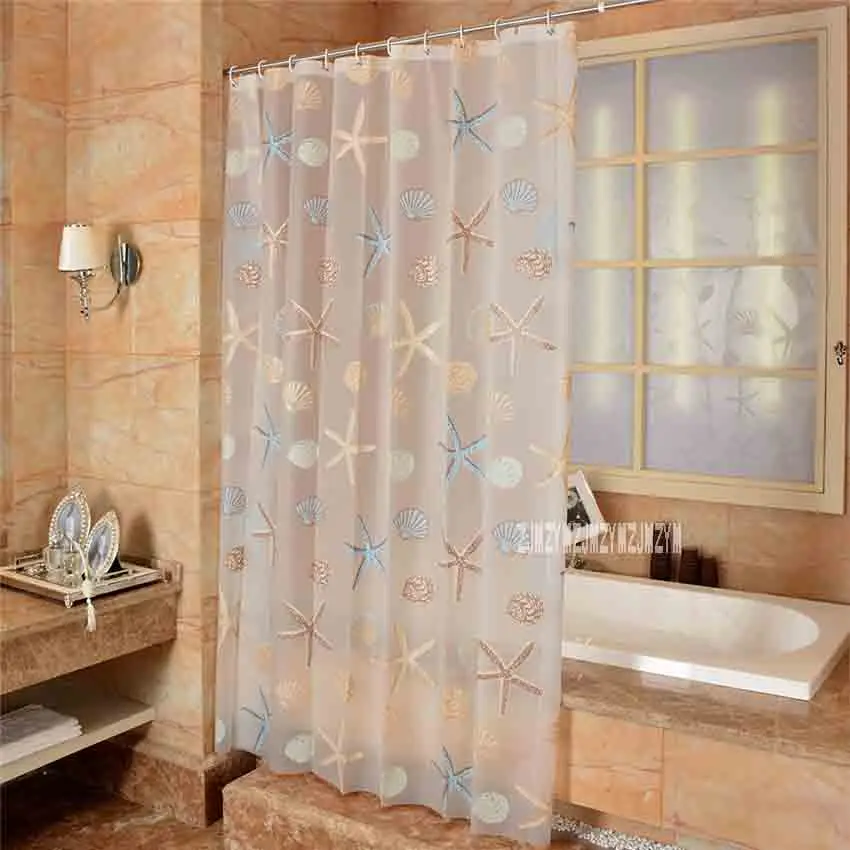 180 240cm New Waterproof Bath Curtain Peva Fabric Shower Curtain
