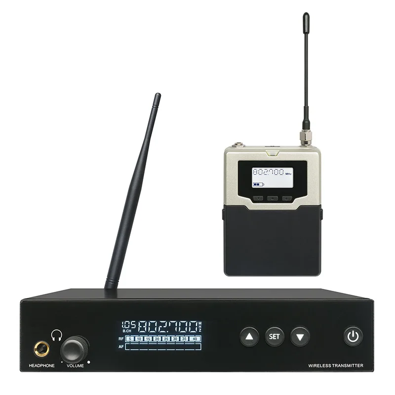New! Wireless In Ear Monitor System Metal Receiver Transmitter ...
