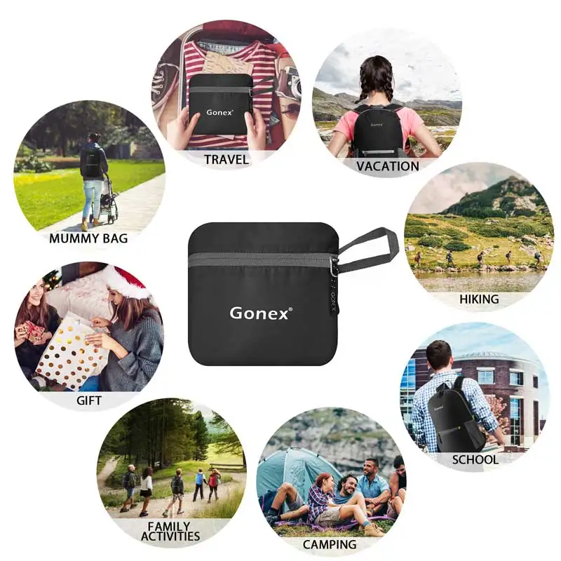 Gonex 20L Ultralight Foldable Backpack - Rhino Camping