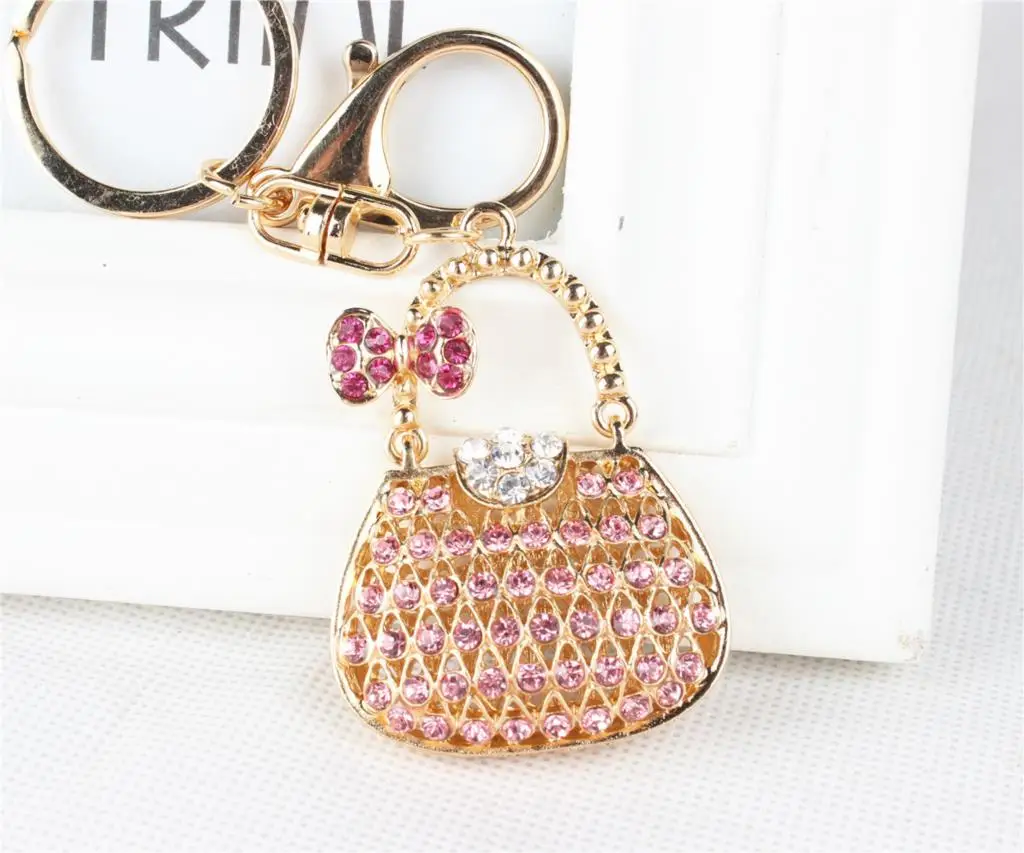 New-Fashion-Women-Handbag-Butterfly-Bow-Crystal-Rhinestone-Charm ...