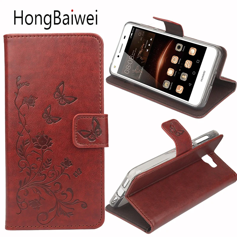 Flip Phone Case for Huawei P20 P10 lite Y6 Pro Y5 II P8 lite 2017 P8 P9 ...