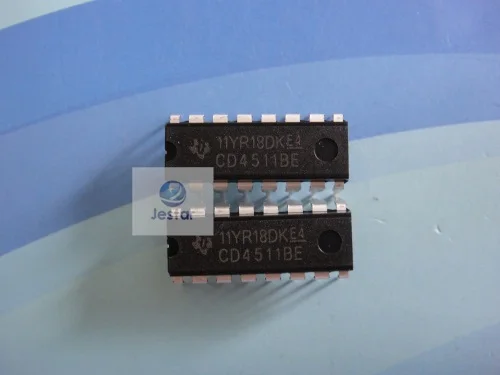 Купить КМОП двоично-к-7-сегментный декодер защелки драйверы ИМС ти cd4511be cd4511 cd4511b 50 шт ...