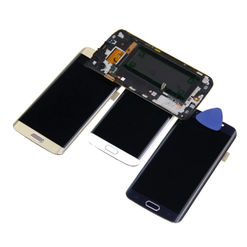 Для samsung Galaxy S6 Edge G925 G925F SM-G925F ЖК-дисплей кодирующий ...