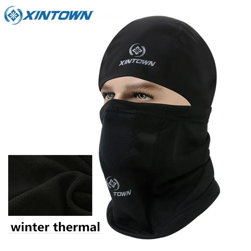 XINTOWN Winter Face Mask Warm Thermal Fleece Bike Head Cover Sport ...