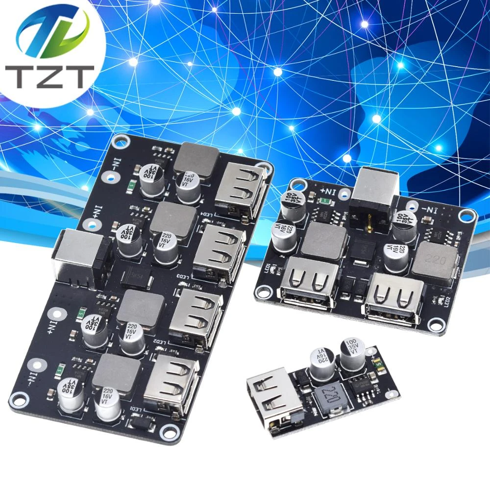 Usb Qc3.0 Qc2.0 Dc-dc Buck Converter Charging Step Down Module 6-32v 9v ...