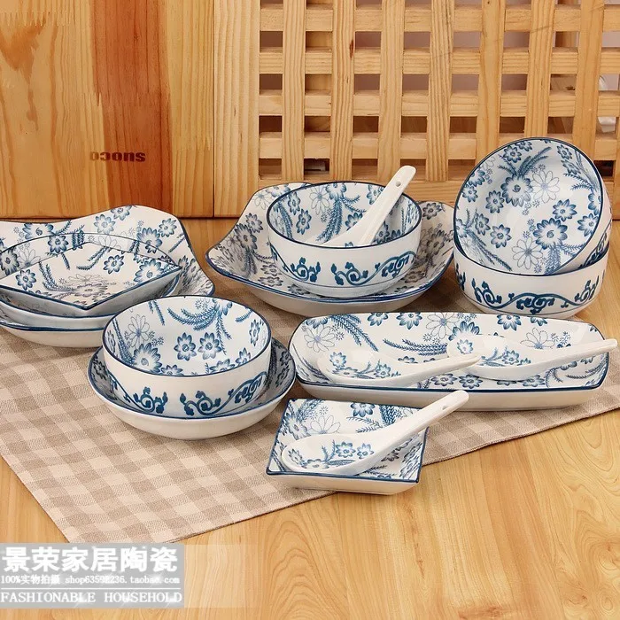 15 dinnerware set japanese style portable ceramic tableware quality ...