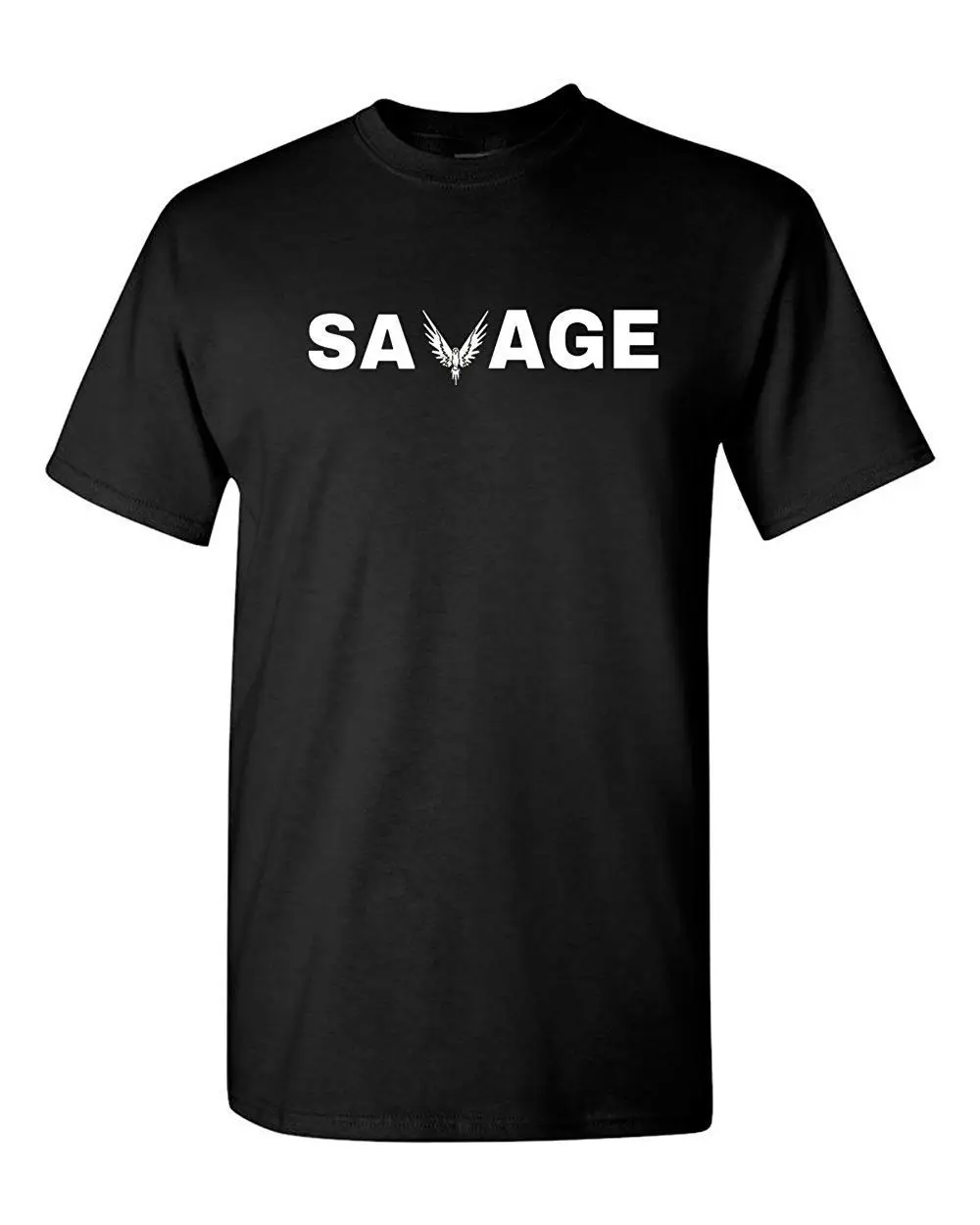 Gildan Logan Paul Savage Maverick Merch Personality Casual Black Mens T ...