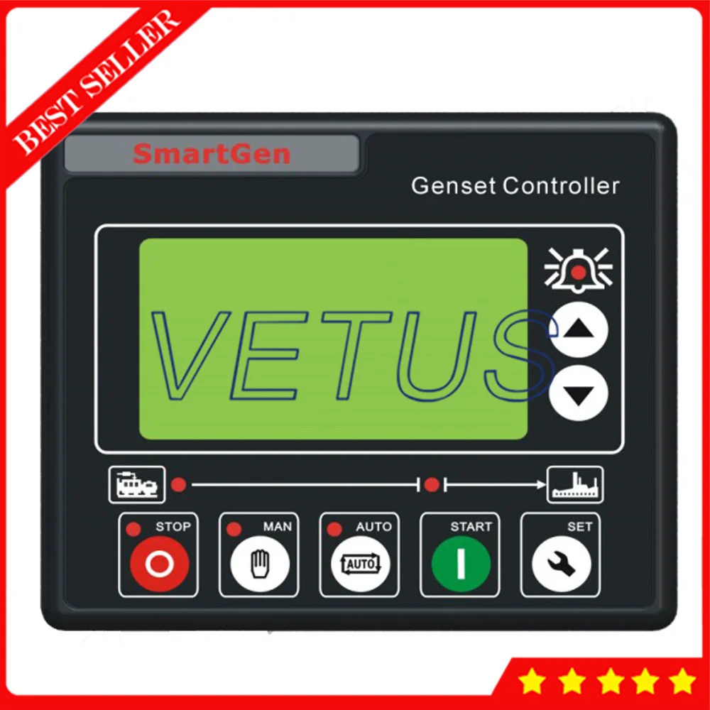LCD Backlight Display Multifunctional HSC940 Genset Controller For Gas ...