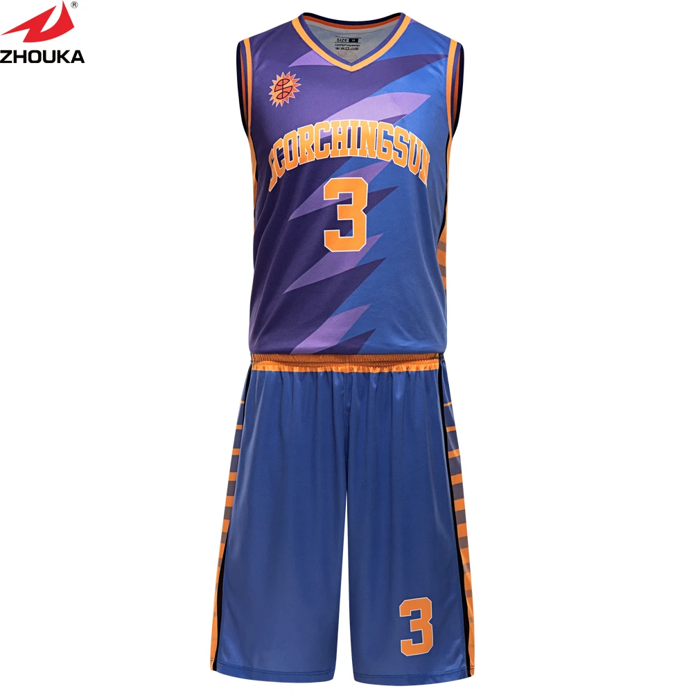 Full Sublimation OEM Team Jerseys Basketball Reversible Basketball 