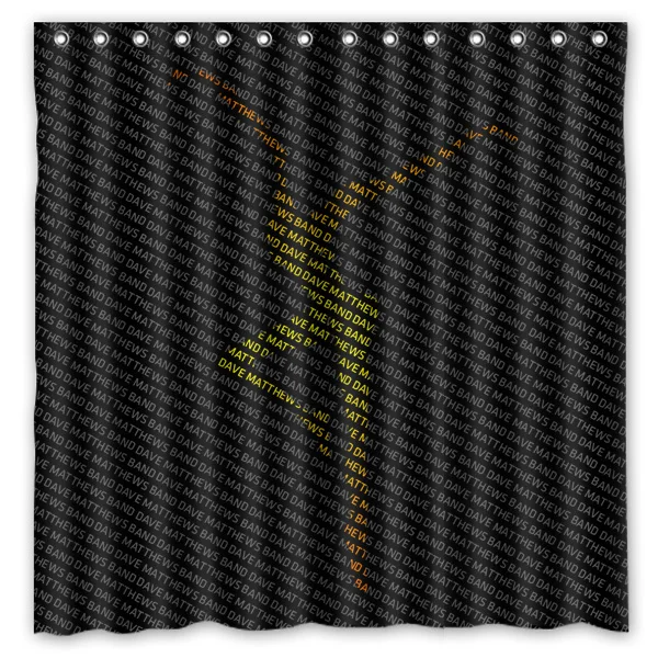 Dave Matthews Band Shower Curtain Waterproof Fabric Curtain For The ...