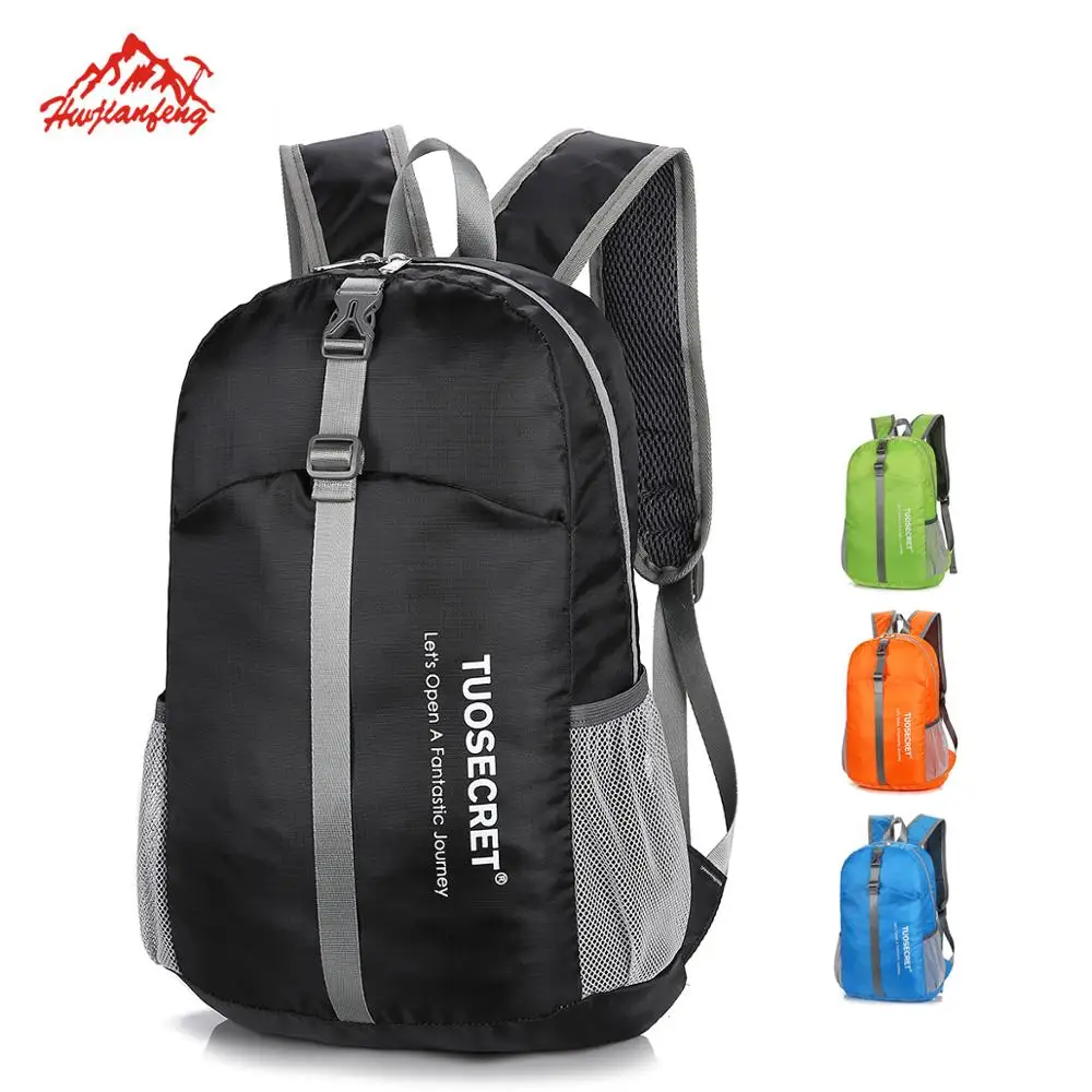 Outdoor Sport Foldable Backpack Lightweight Nylon Waterproof Backpack ...