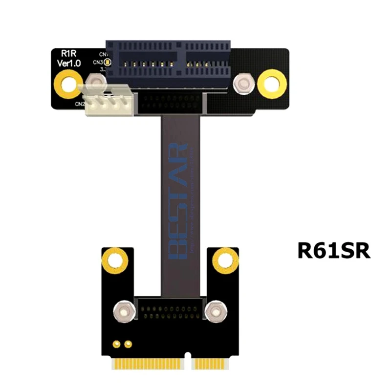 Riser Mini PCIe mPCIe WAN WiFi To PCIe 1x PCI E x1 adapter Card elbow ...