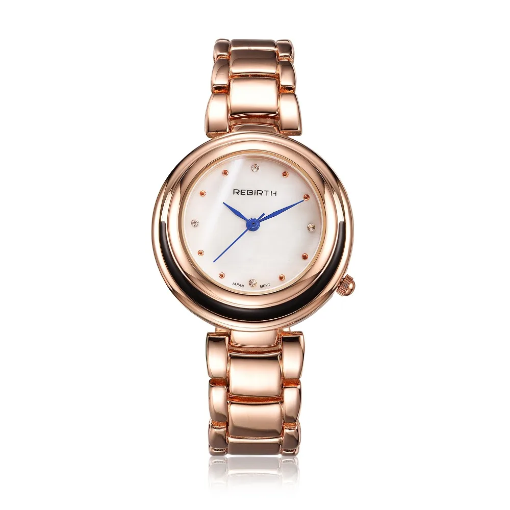 50pcs/lot RE040 original rebirth luxury lady stainless steel watch high ...