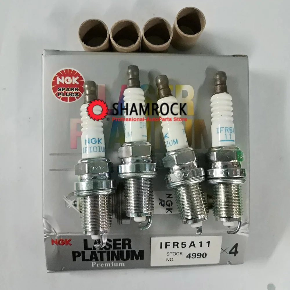 original NGK Spark Plugs Laser Iraurita&Platinum NGK IFR5A11 4990 fits ...