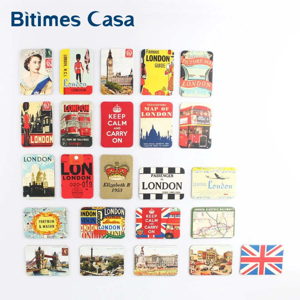 24 PCS Refrigerator Fridge Magnets UK England London Tower Bridge Home ...