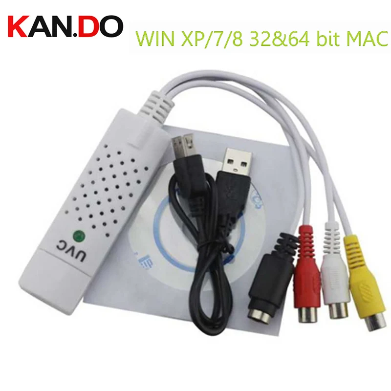 USB 2.0 Easy Cap Video TV DVD VHS DVR Capture Adapter Usb Video Capture ...