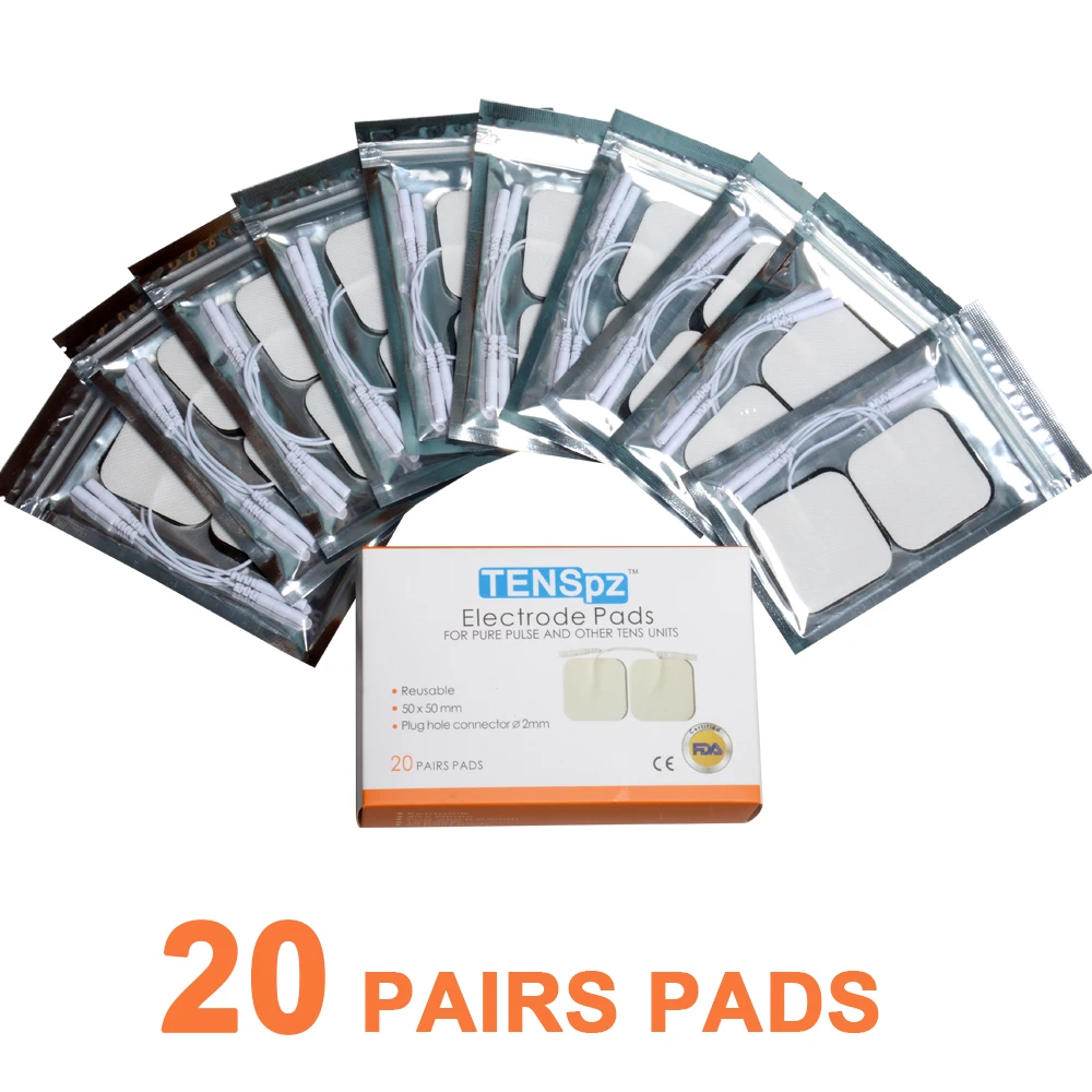 20-Pairs-Electrode-Pads-With-Conductive-Gel-With-Box-For-TENS-Unit-Size ...