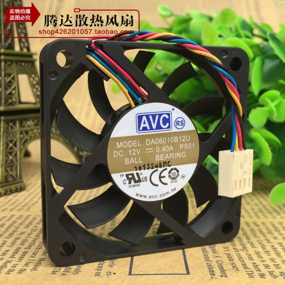 Original brand newAVC DA06010B12U 6CM 6010 12V0.40A60 * 60 * 10MM four ...