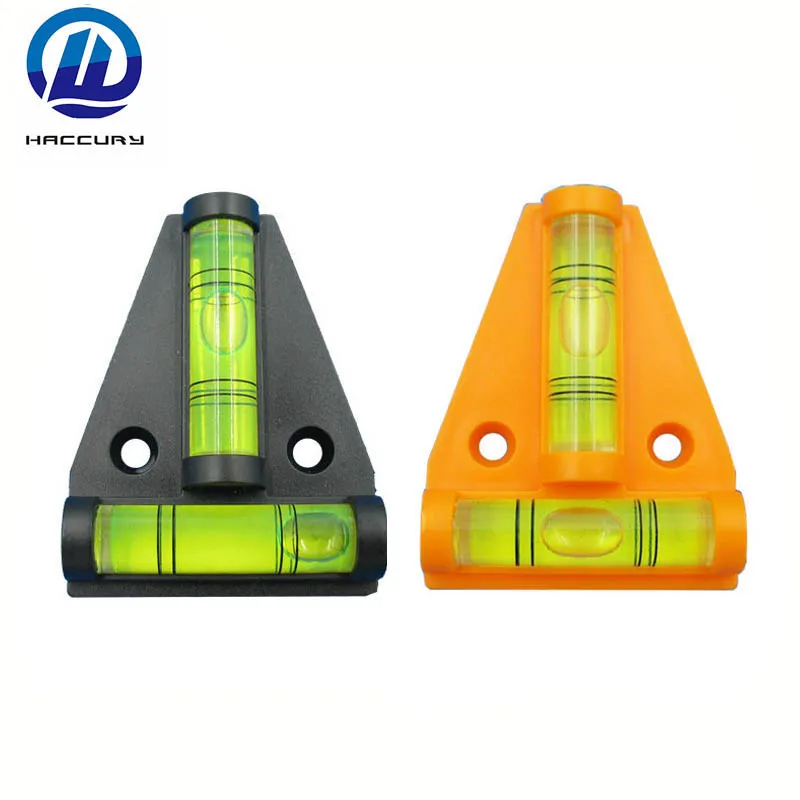 2 in 1 T type spirit level Triangular Plastic level indicator Acrylic ...