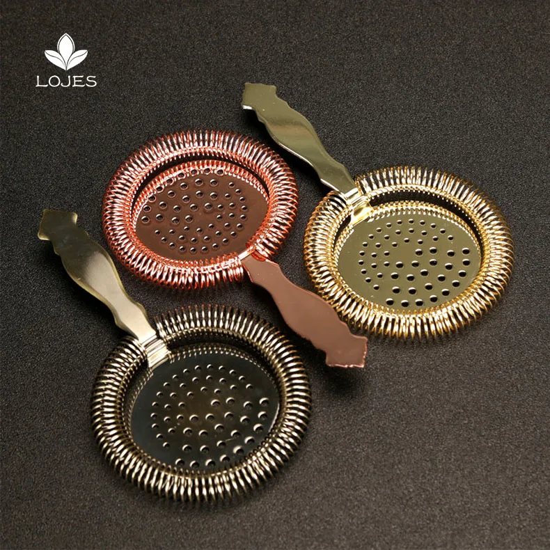 Sprung Bar Cocktail Strainer 304 Stainless Steel Deluxe Strainer Bar ...