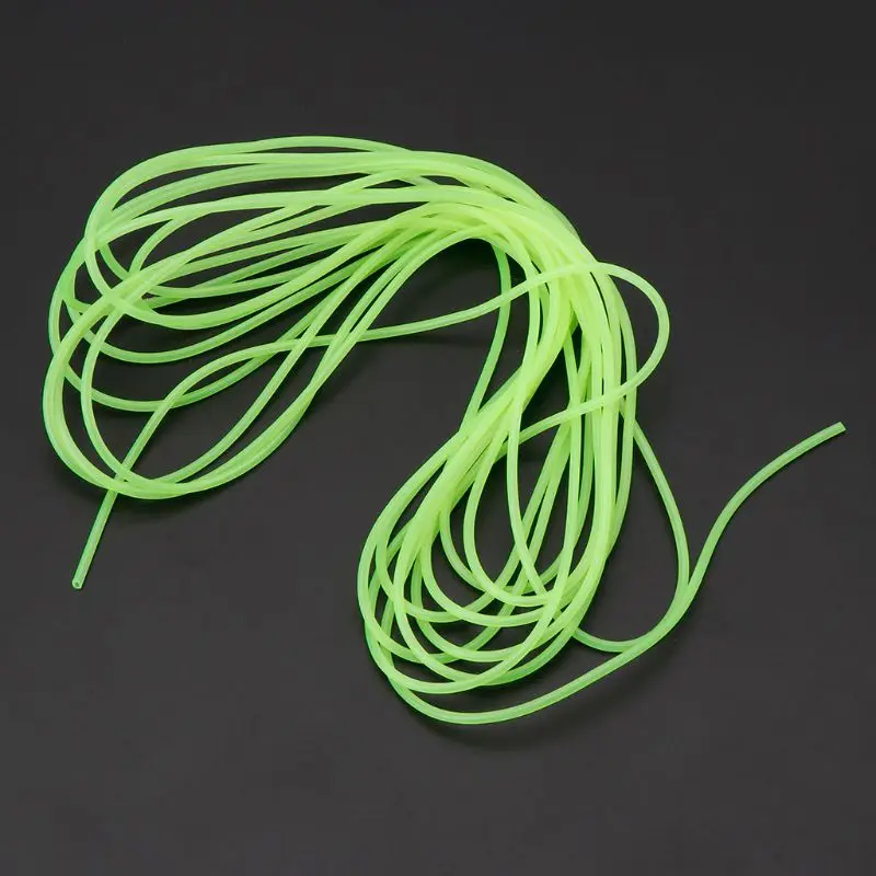 5m Plastic Fishing Night Luminous Tube Fluorescent Glow Sub Line Rig ...