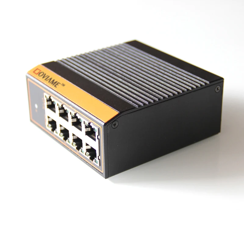 8 Ports Ethernet Switch Din Rail Mounted Industrial Ethernet Switch ...