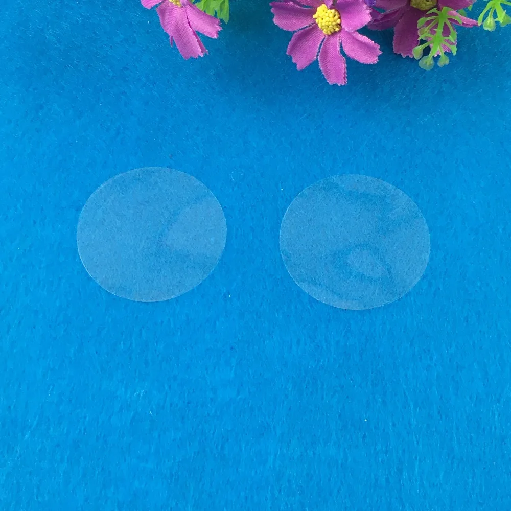 500pcs 2.8cm diameter round transparent labels, circle PVC Sealing ...
