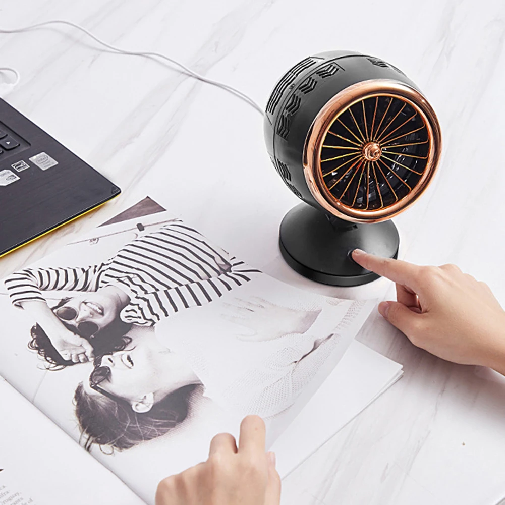 Portable USB Charged Turbine Convection Circulating Air Cooler Summer ...