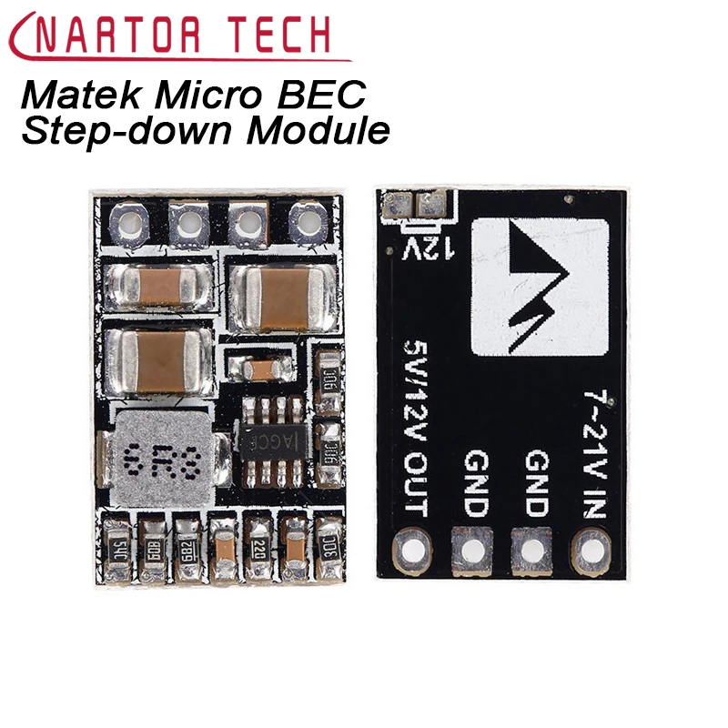 Matek Micro BEC Step down 5/12 V Adjustable BEC for DIY UAV Quadcopter ...