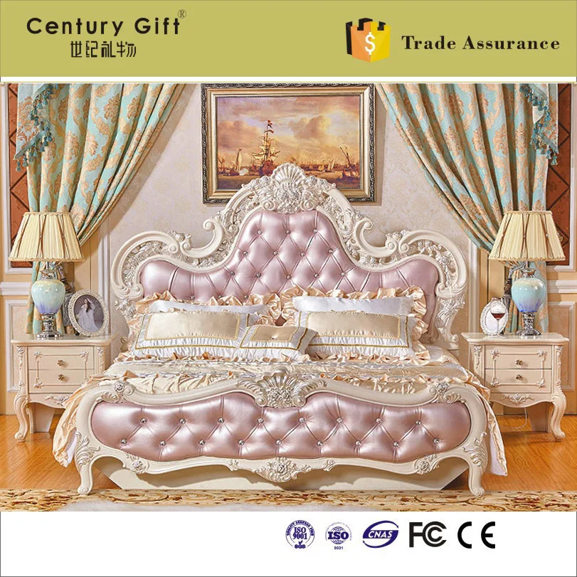 european style solid wood pine marital bed carve patterns or designs on ...