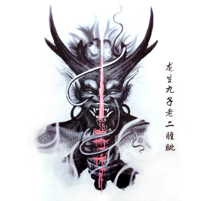 Japanese God Of Death Tattoo