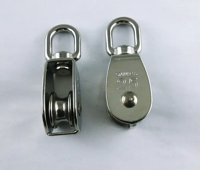 M25 Single Sheave.Rope Pulley,304 Stainless Steel Rope Pulley Pully ...