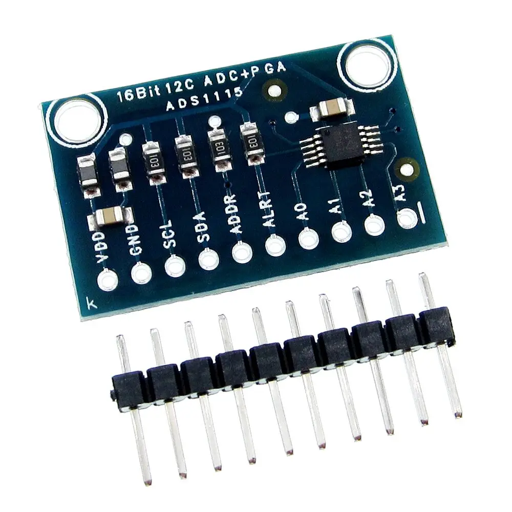 16 Bit I2c Ads1115 Module Adc 4 Channel With Pro Gain Amplifier Rpi ...