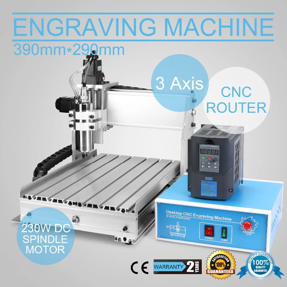 Hy6040diy 5 Axis 2200w Desktop Pcb Cnc Router Drilling