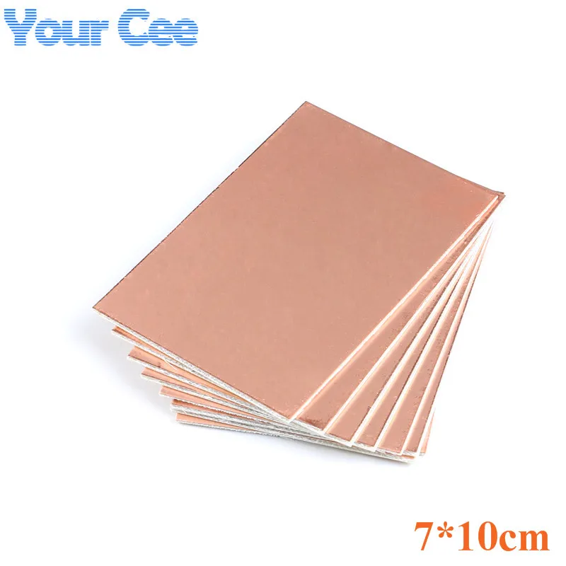 5 pc 7*10CM Single Side Circuit Board Copper Clad Plate Laminate ...