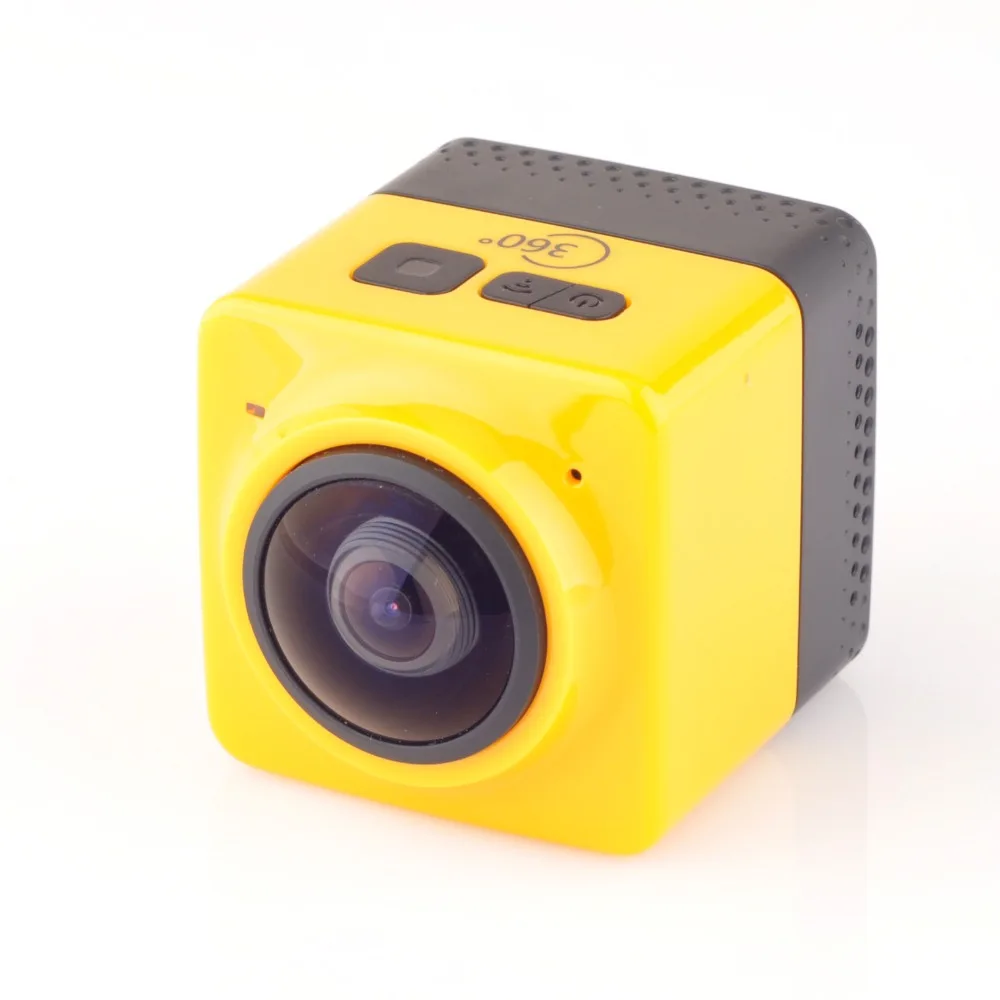 2016 New Arrival CUBE 360 Mini Sports Action Camera 720P 360 degree ...