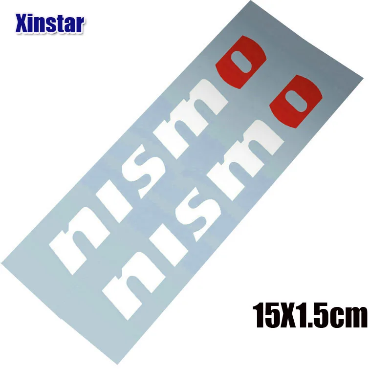 2pcs Oracal car nismo sticker for Nissan Tiida Sunny QASHQAI MARCH ...