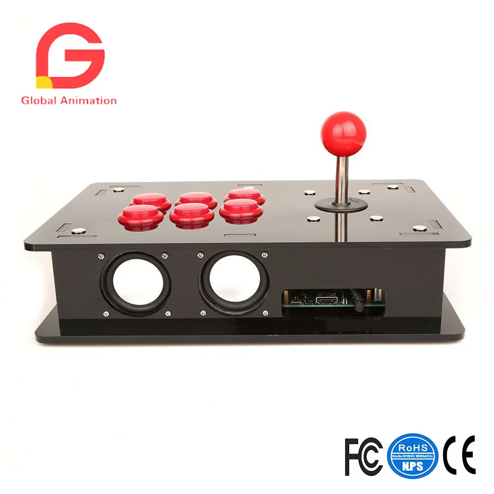 Retro Game Box Arcade Game Emulation Console DIY Arcade Fighting Game ...