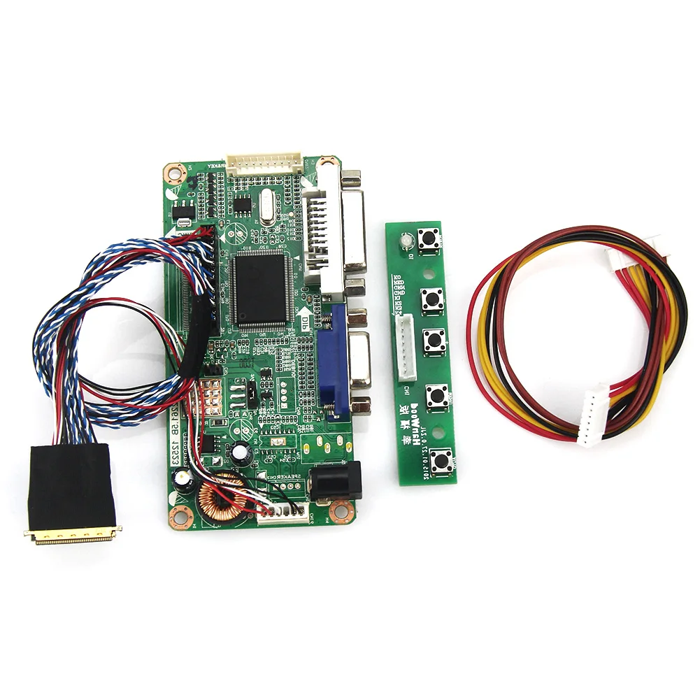 (VGA + DVI) Para B101EW05 V.3 PQ101WX01 M. r2261 M. RT2281 LCD/LED LVDS Placa Driver Do ...