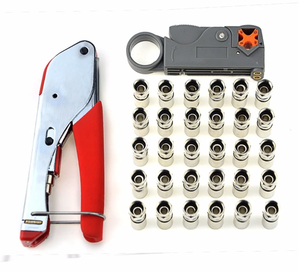 Multitool Wire Stripping Squeezing Pliers Coaxial Cable Cold Press ...