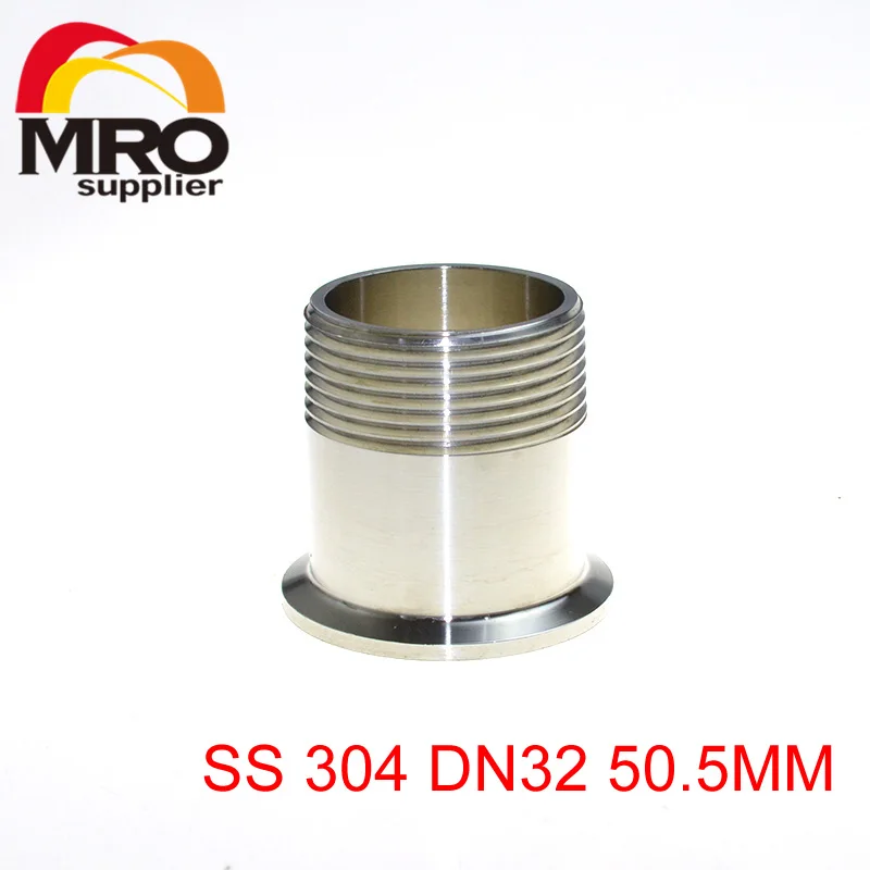 1 1/4" DN32 Sanitary Male Threaded Ferrule Pipe Fitting Tri Clamp Type ...