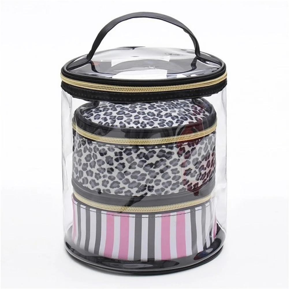 Cute Cosmetic Bag Women Travel Bucket Necessaries High Capacity Storage ...