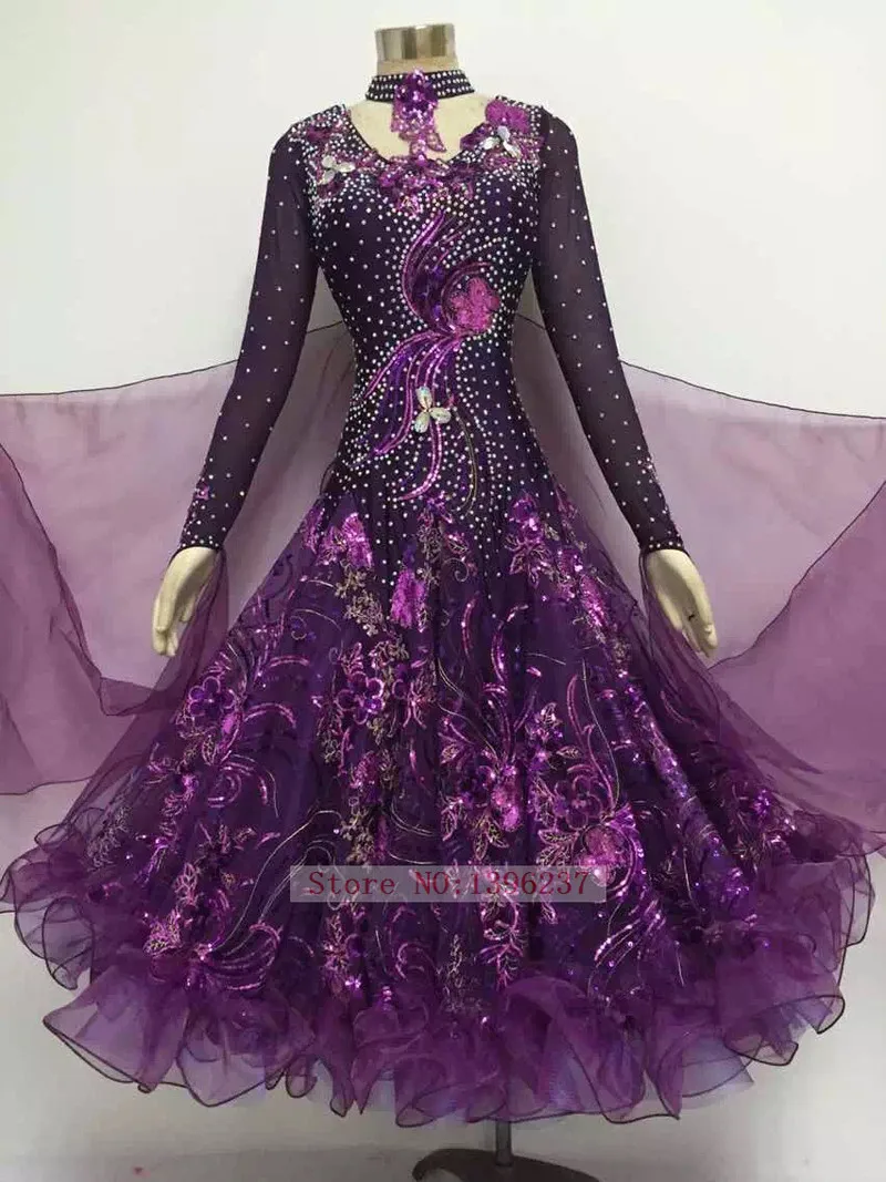 Ballroom dance competition dresses Waltz Tango Modern Flamenco Dancing ...
