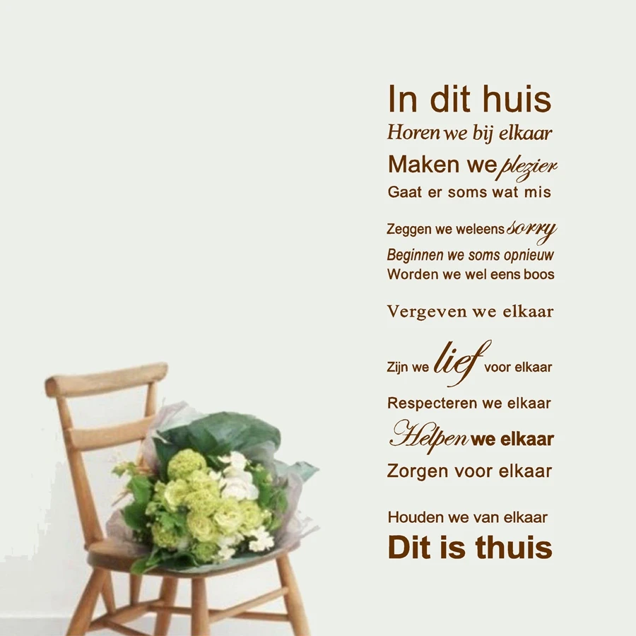 Dutch-Version-House-Rules-Quote-Vinyl-Wall-Stickers-Holland-Home ...
