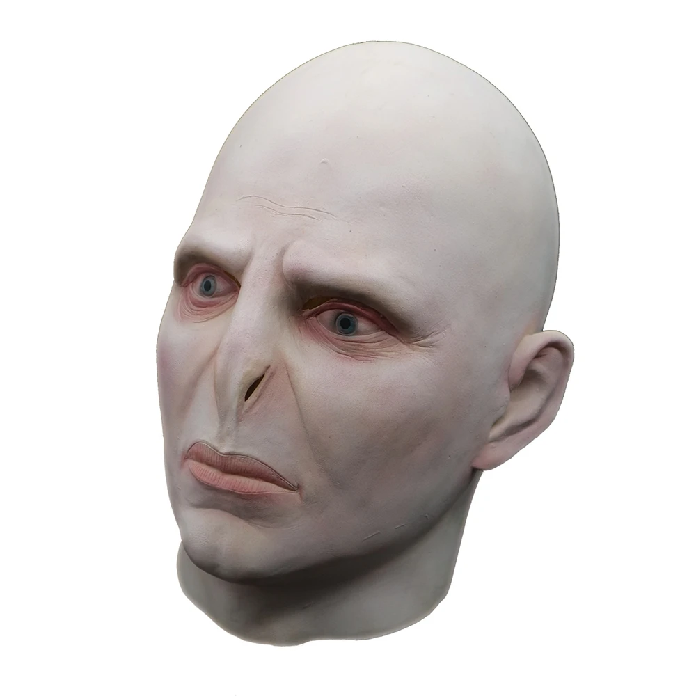 Harry Potter Lord Voldemort Cosplay Full Head Latex Mask Masquerade ...